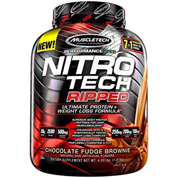 Muscletech Performance Series Nitro-Tech Ripped Supplement, 4 lbs ...