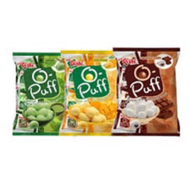 OISHI O PUFF 24pcs/84g Marshmallows/Mallows ~ Mango/Chocolate/Matcha ...