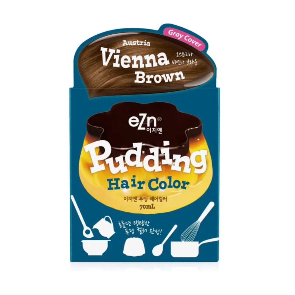 eZn Pudding Hair Color Hair Dye (Ash Beige Stopover, Ash Beige Gray ...