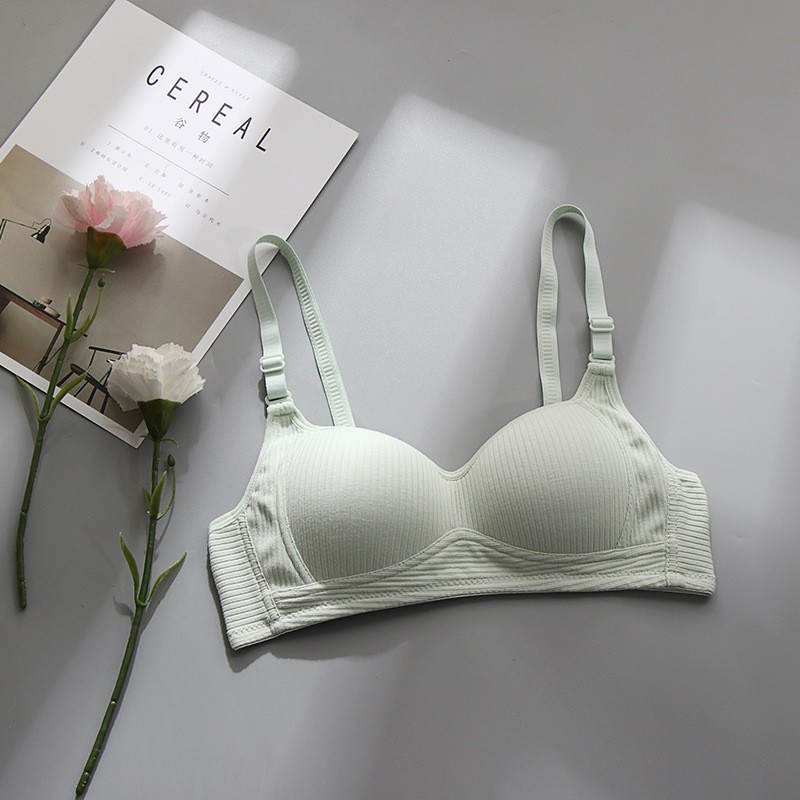 Comfortable Seamless Push Up Bras Women's Underwear Student Bra No ...