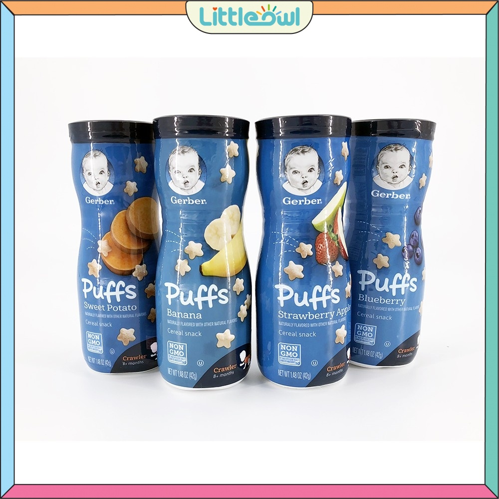 Gerber Graduates Puffs Cereal Snack, 42g | Shopee Singapore