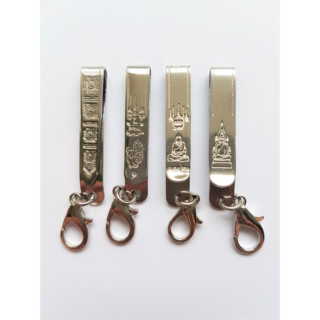 Amulet Pin / Clip - Stainless Steel - Thai Amulet Pin / Clip - Easy ...