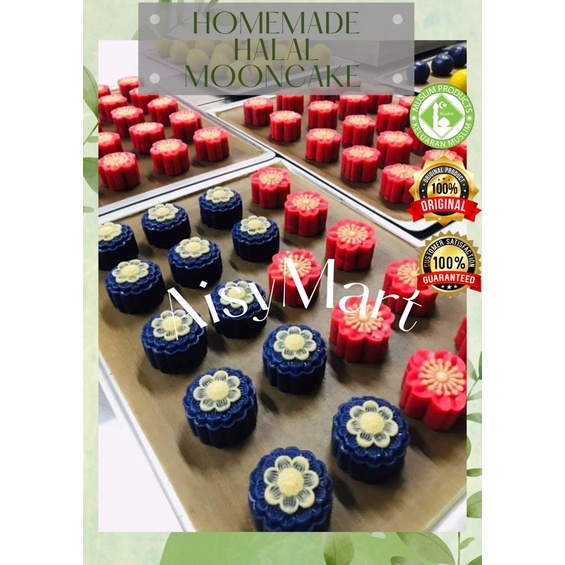 HALAL MOONCAKE KUIH BULAN KEK BULAN HOMEMADE at AisyMart | Shopee Singapore