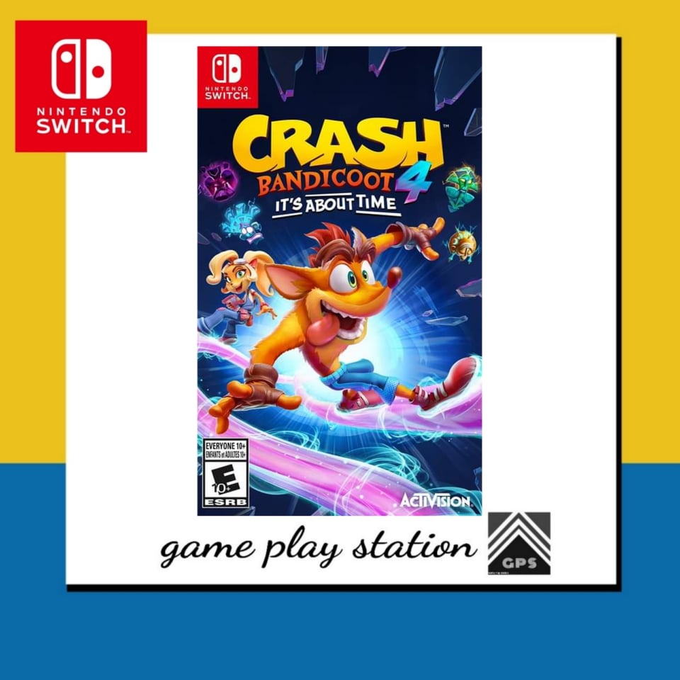 nintendo switch crash bandicoot 4 it's about time (Englih) | Shopee ...