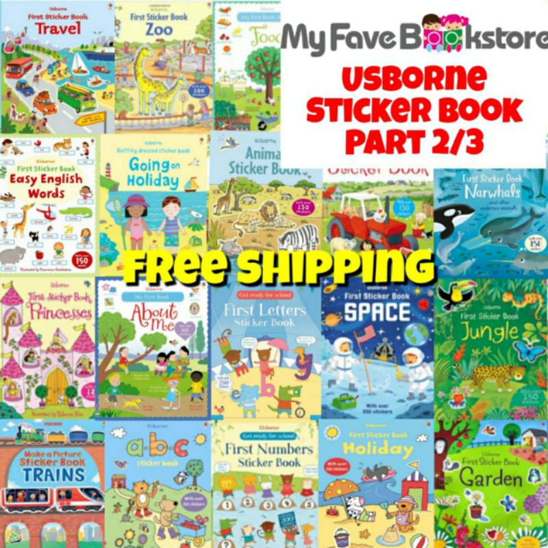 [SG Stock] Usborne Sticker Book | Shopee Singapore