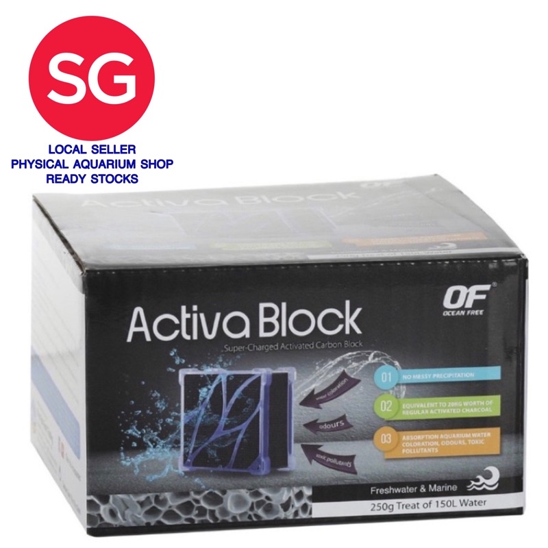 Ocean Free Activa Block Super-Charged Activated Carbon Block OF® ACTIVA ...