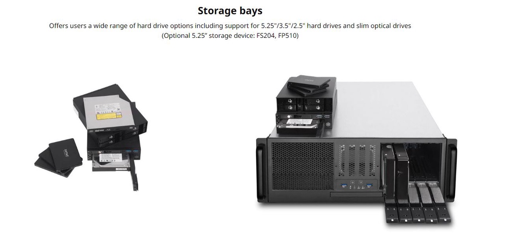 SILVERSTONE RM41-H08 4U form factor 5 x 3.5” Hot-swappable (1 YEAR ...