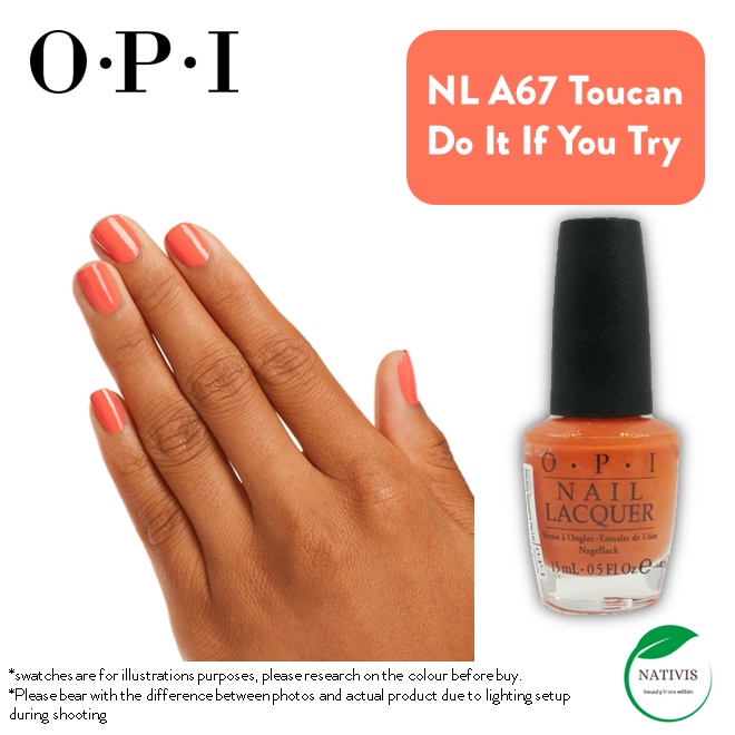 OPI Nail Polish NL A67 Toucan Do It If You Try - Brazil Collection ...