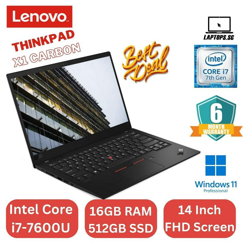 Lenovo ThinkPad X1 Carbon (5th Gen) - 14" FHD (1920x1080)Intel Core i7 ...