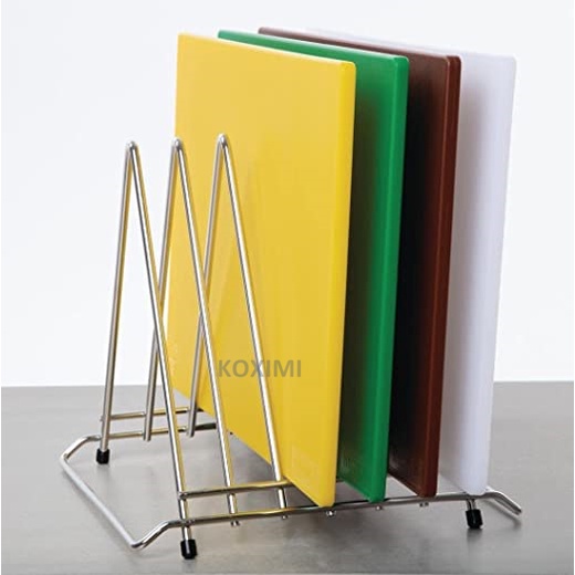 Stainless Steel 6-Slot Cutting Board Rack / Commercial Cutting Board ...