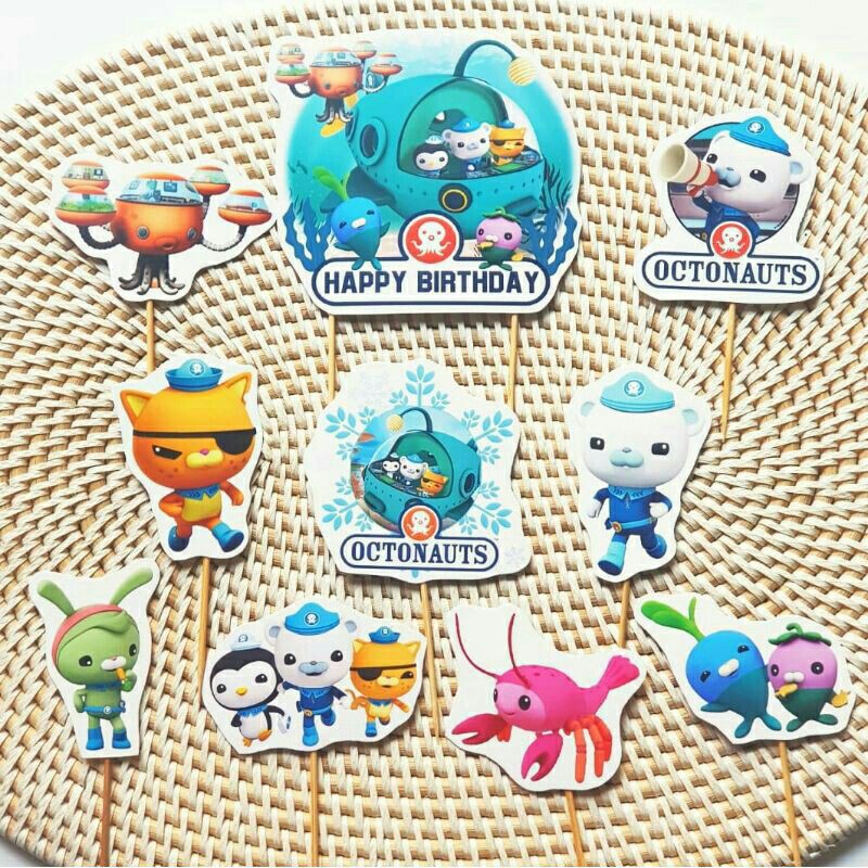 Topper cake topper happy birthday cake topper octonauts Character ...
