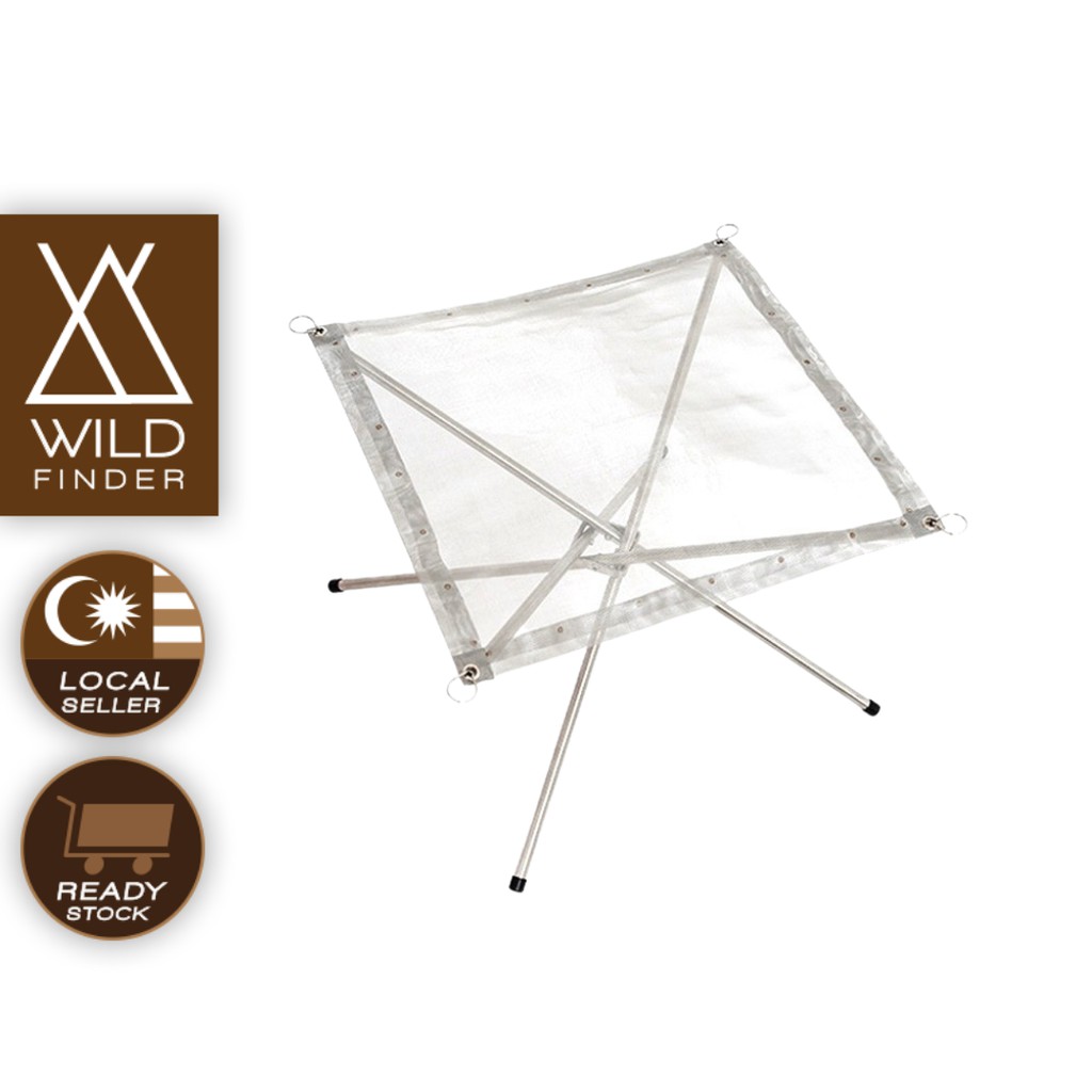 WildFinder Foldable Portable Campfire Rack Outdoor Camping Burning Rack ...