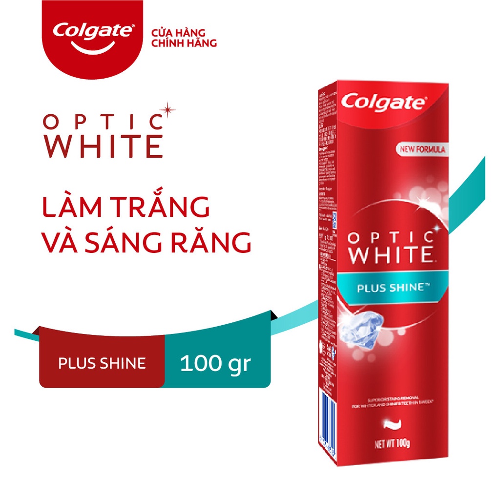 COLGATE Optic White Toothpaste White Toothpaste 100 Grams | Shopee ...