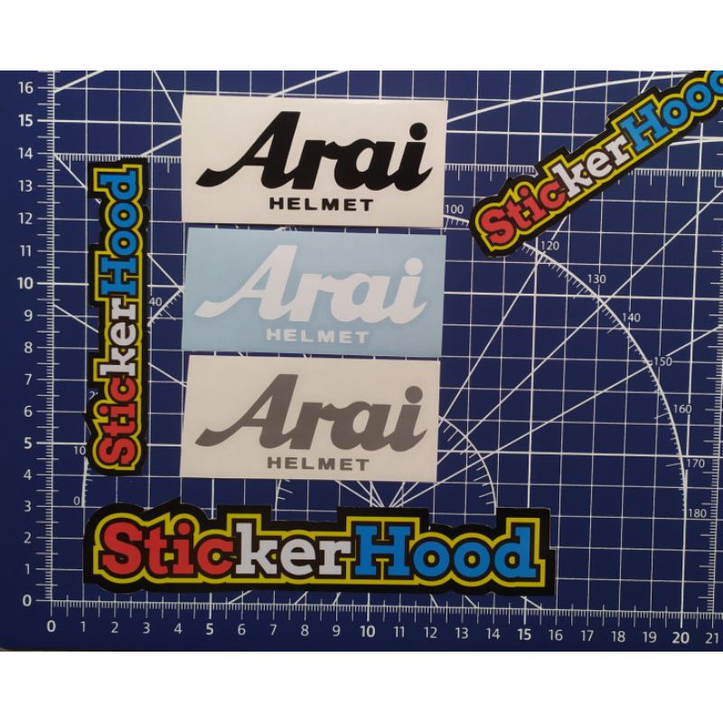 Plain ARAI LOGO Helmet STICKER | Shopee Singapore