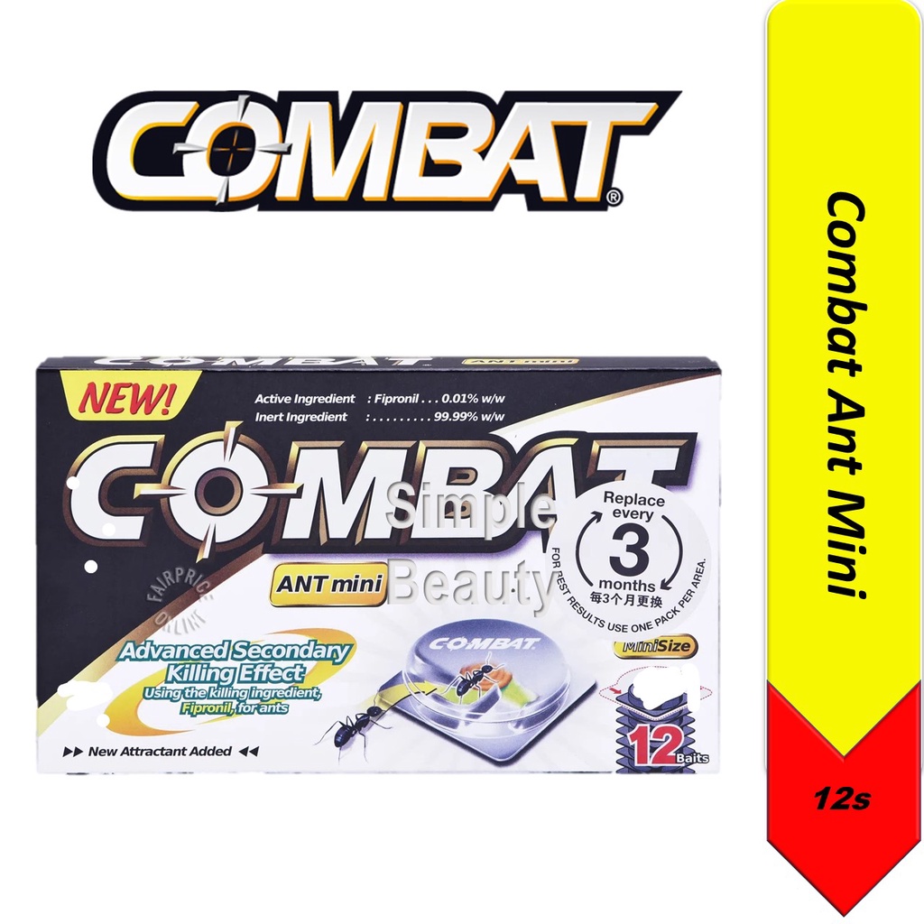 Combat Ant Mini Insecticide, 12s | Shopee Singapore