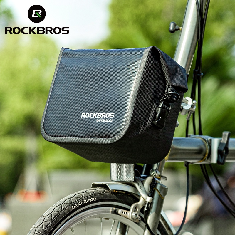 ROCKBROS Foldable Bicycle Front Bag 3-4L Waterproof Backpack Bicycle ...