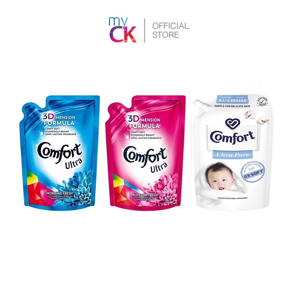 (Bundle of 3) Comfort Ultra Fabric Softener Refill 1.5L/1.6L | Shopee ...