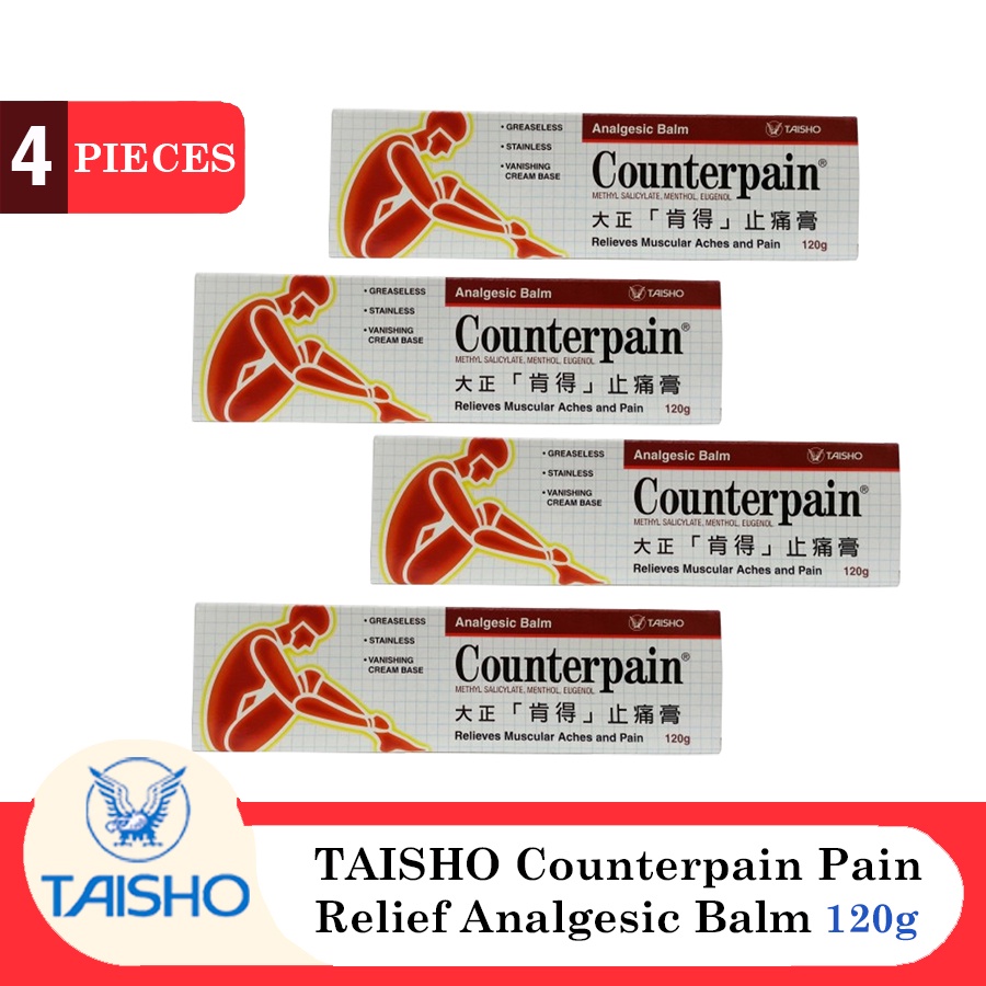 TAISHO Counterpain Pain Relief Analgesic Balm 120g | Shopee Singapore