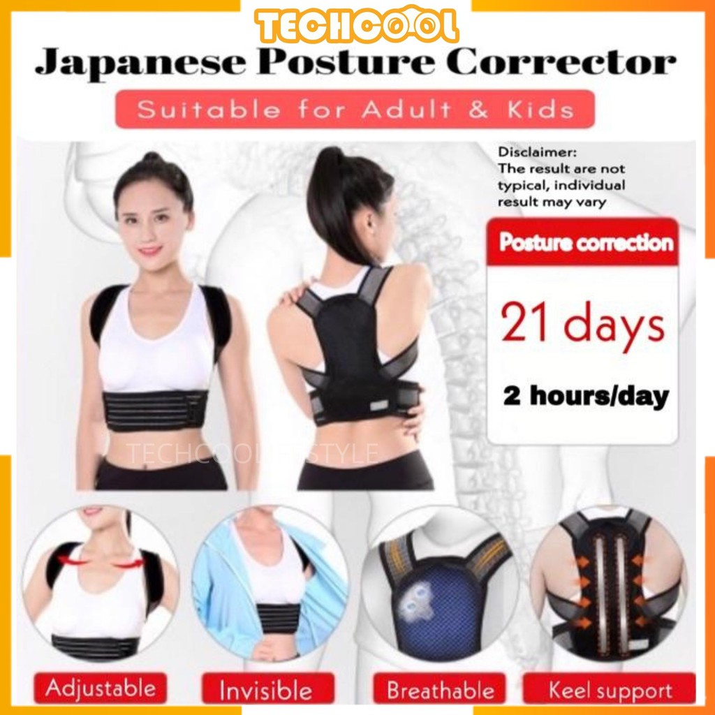 Posture Corrector Japanese Style for Male and Female Humpback ...