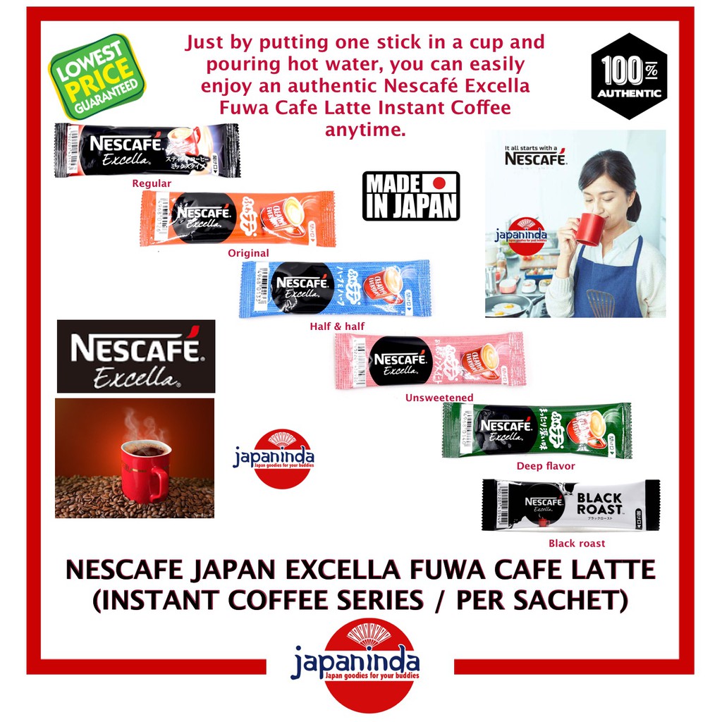 NESCAFE JAPAN Excella FuwaCafe Latte (Instant Coffee Series / Per ...