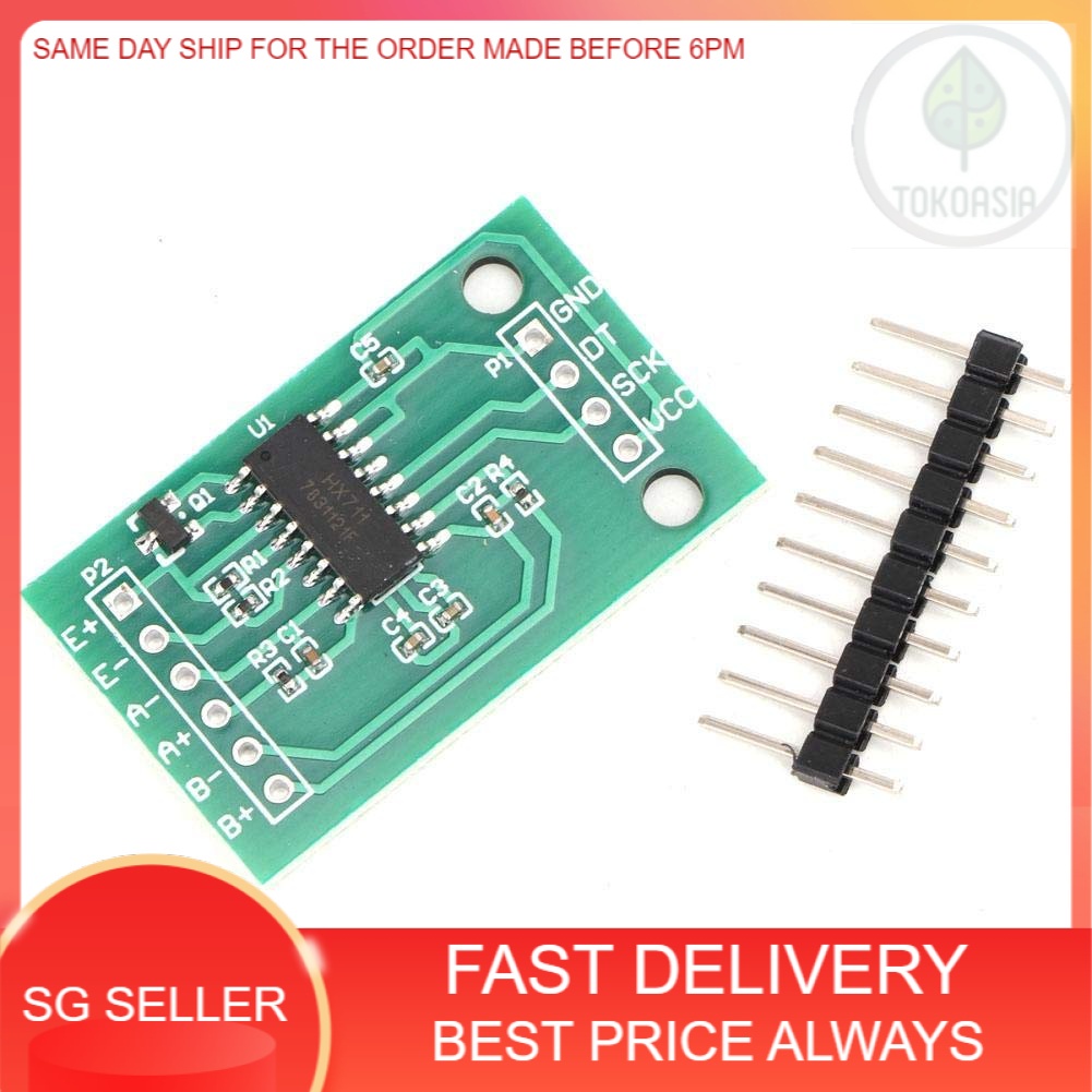 (Local Stock) HX711 module I2C Weight Sensor Amplifier Kit raspberry ...