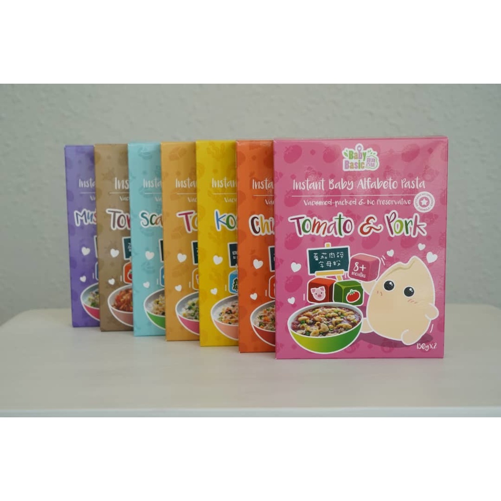 150gx2 Baby Basic Organic Instant Porridge/Congee/Pasta/Udon Baby ...