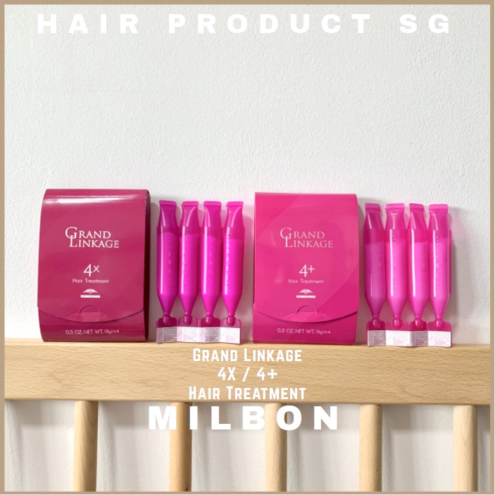 Japan Milbon Grand Linkage 4X/4+ Hair Treatment | Shopee Singapore