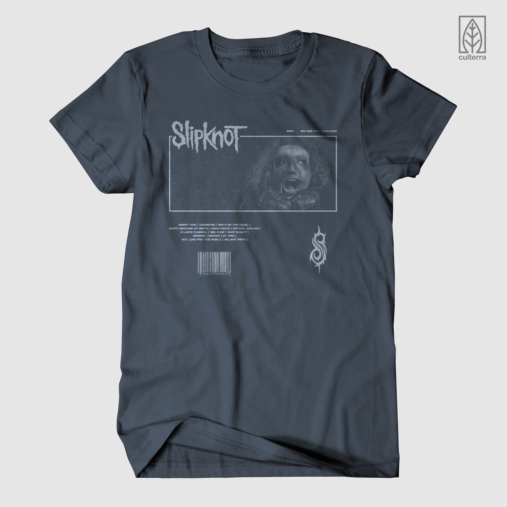Kaos BAND/KAOS SLIPKNOT/KAOS SLIPKNOT/SLIPKNOT/BAJU Music ROCK METAL ...