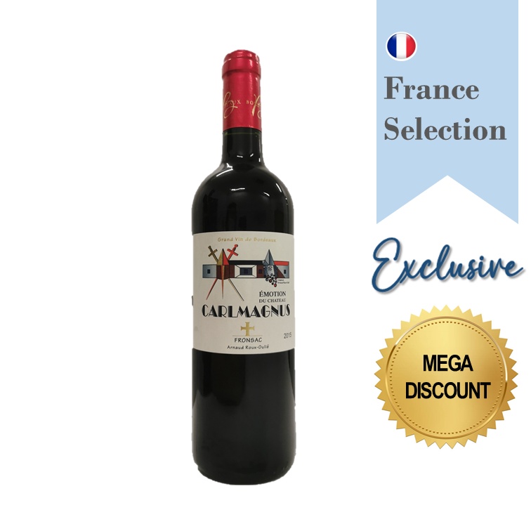 Emotion Du Chateau Carlmagnus Red Wine 2015 750ml [France] | Shopee ...