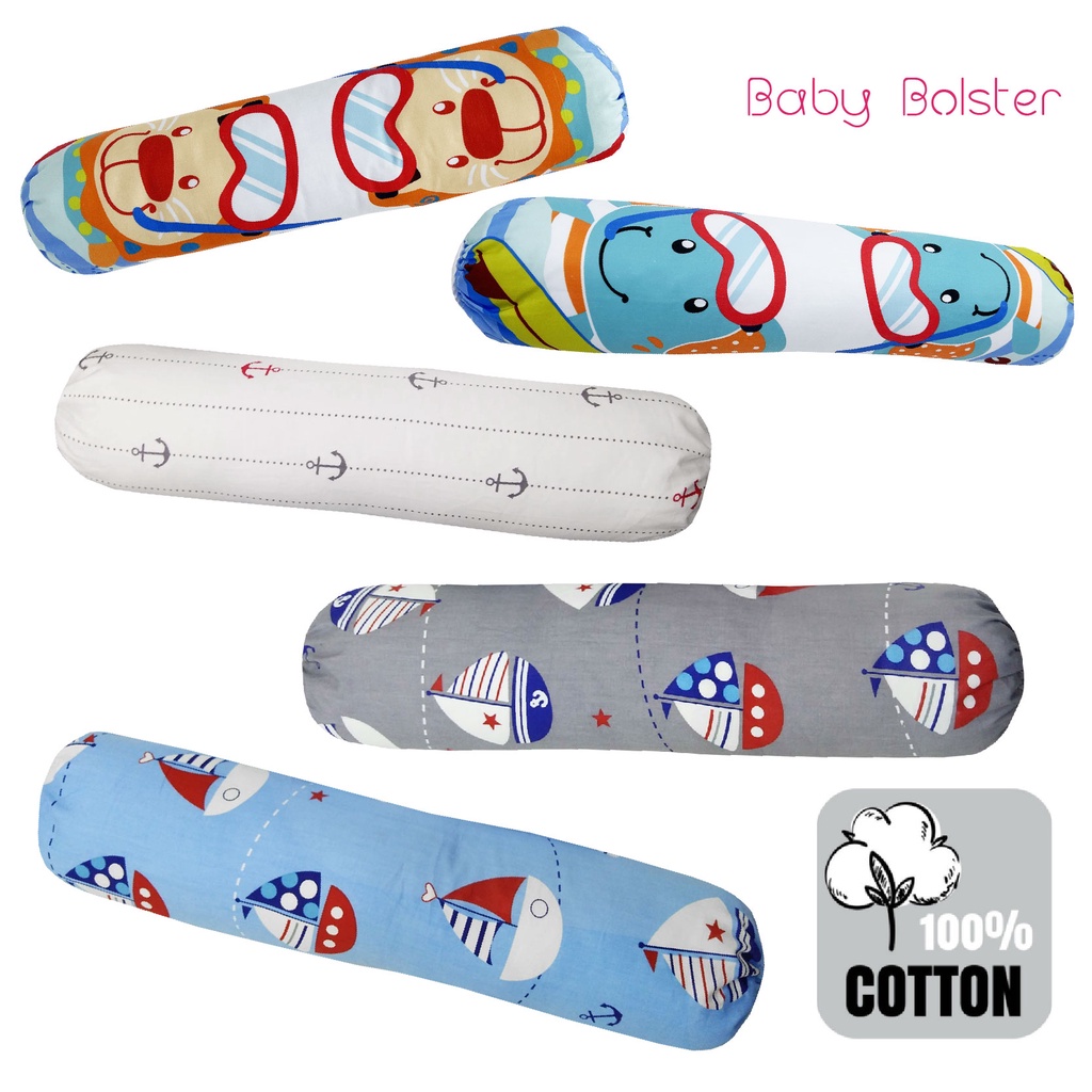 Lucky Baby Baby Bolster W/Cover (5 Design Option) | Shopee Singapore