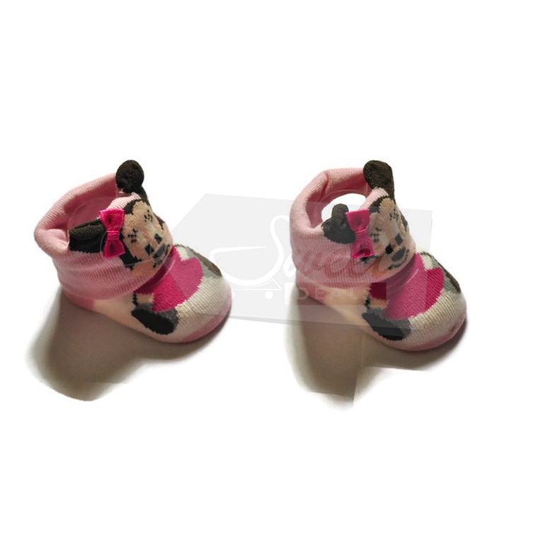 Disney Baby Minnie Mouse Socks (Pink) | Shopee Singapore