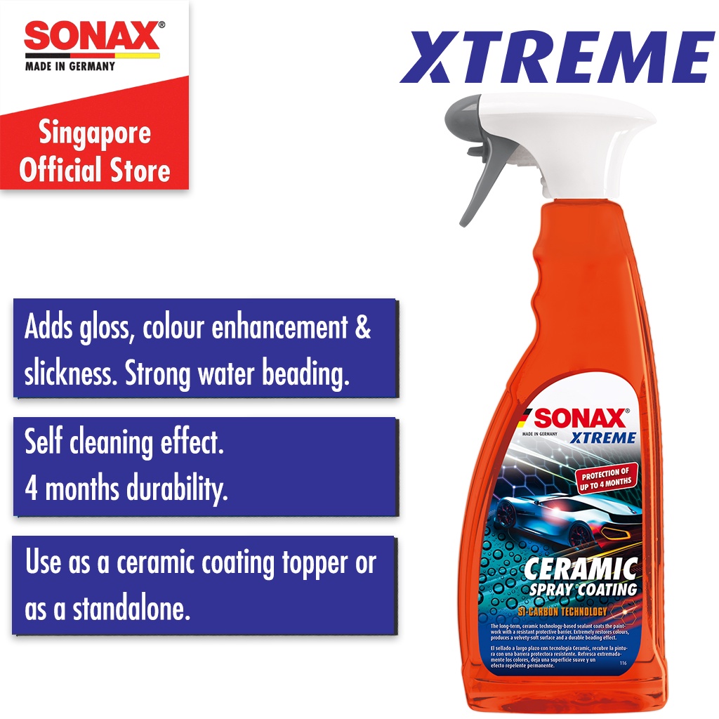Sonax Xtreme Ceramic Spray Coating 750ml | Shopee Singapore