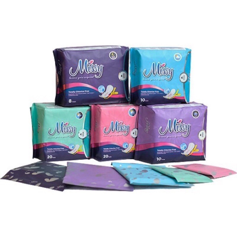 Missy Sanitary Napkins (Missy Pantiliner - Missy Mini - Missy Day ...