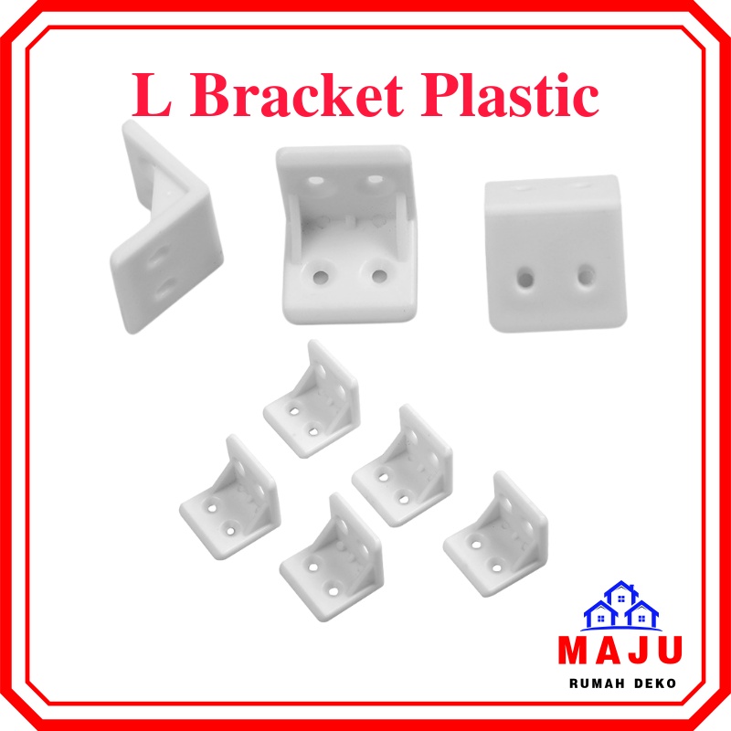 Maju L braket Plastic Kabinet L Bracket Plastic L Shaped Right Angle ...
