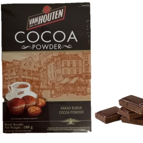 Cocoa Powder Van Houten 180 ml | Shopee Singapore