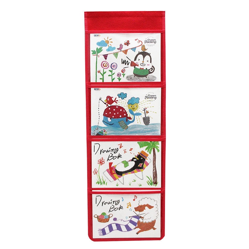 Kindergarten Art Works Display Bag A4 Transparent Drawing Book Buggy ...