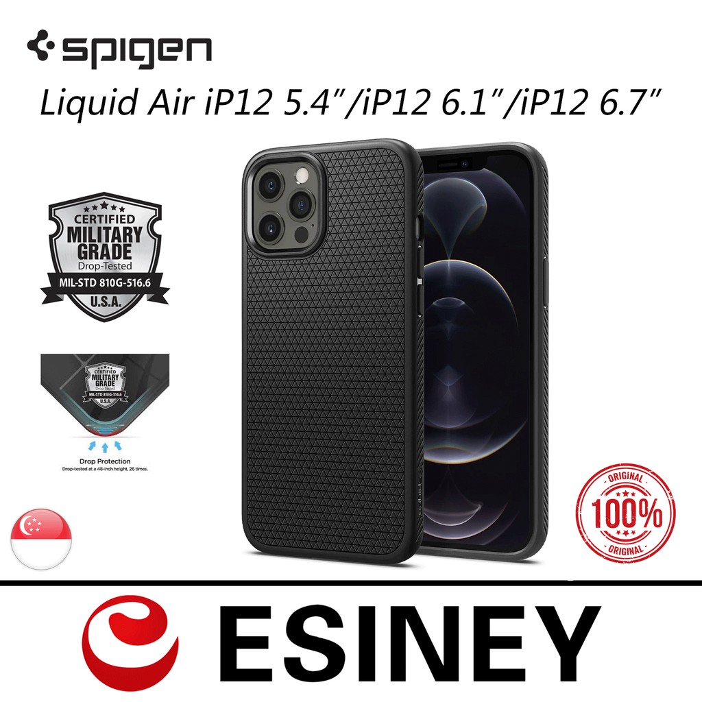 Spigen iPhone Case Liquid Air Designed For iPhone 11 Pro Max/13 /14 /14 ...