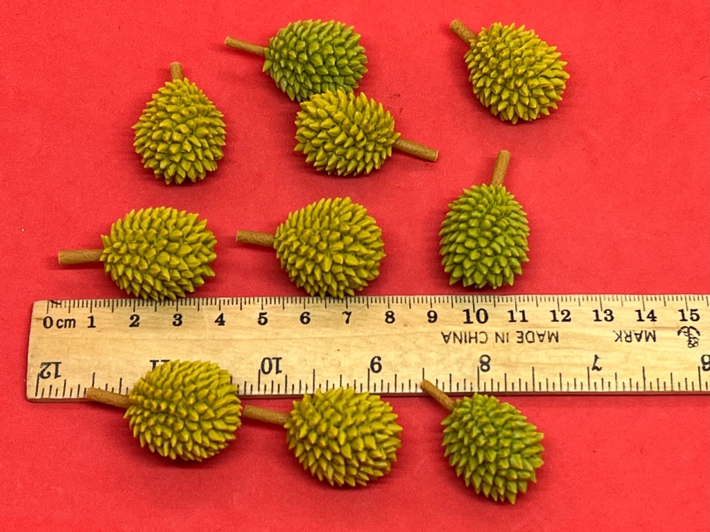 Handmade Miniature Tropical Fruit Durian, Full Durian, Dollhouse fresh ...