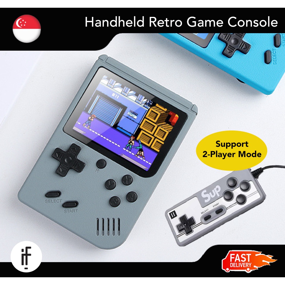 Mini Handheld Retro Game Console Gameboy 400 Built-in Classic Games 2 ...