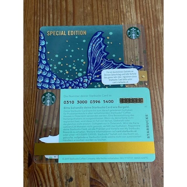 Austria Starbucks 2019 Siren Limited Edition Card (Zero Value) | Shopee ...