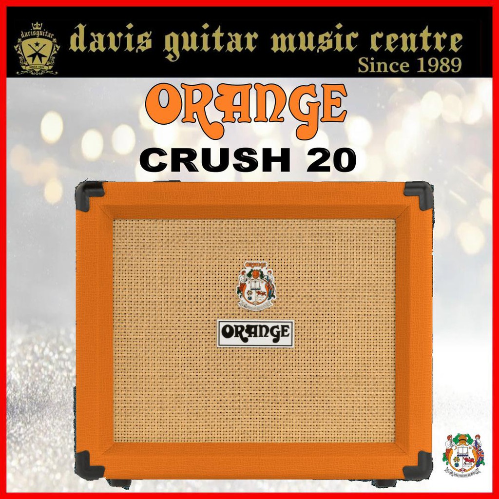 Orange Amplifier Crush 20 for Electric Guitar 20 watts Headphone Output ...