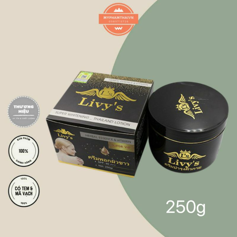 Livy's black body cream, new model from Thailand | Shopee Singapore