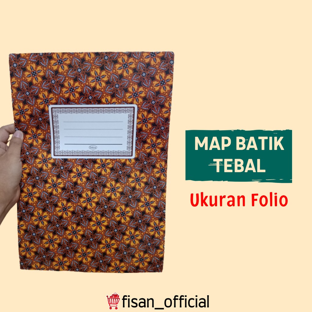 Folio Thick Batik Map | Shopee Singapore