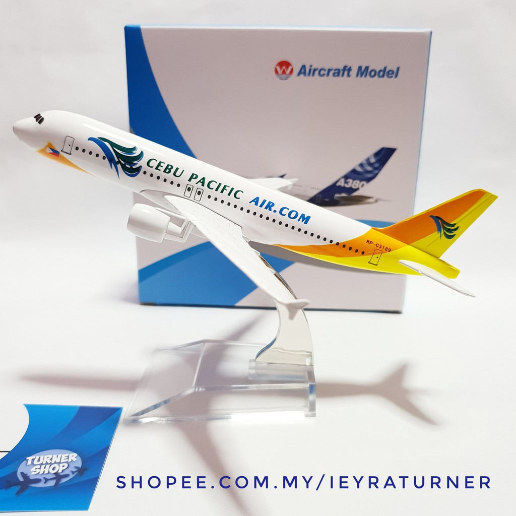 Philippines Cebu Pacific Air A320 Aircraft Model 16cm Die-cast Metal ...