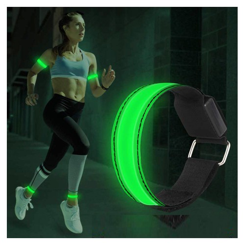 A Pair Of Luminous Glow Sports Night Wrap Running Jogging Bike ...