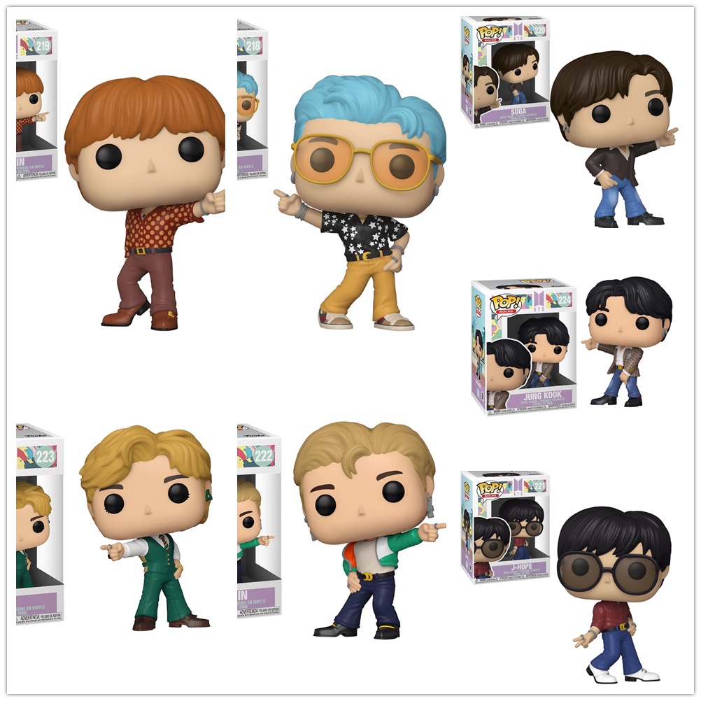 Funko Pop Kpop BTS V Jung Kook Jimin Jung Kook Action Figure Toys Doll ...