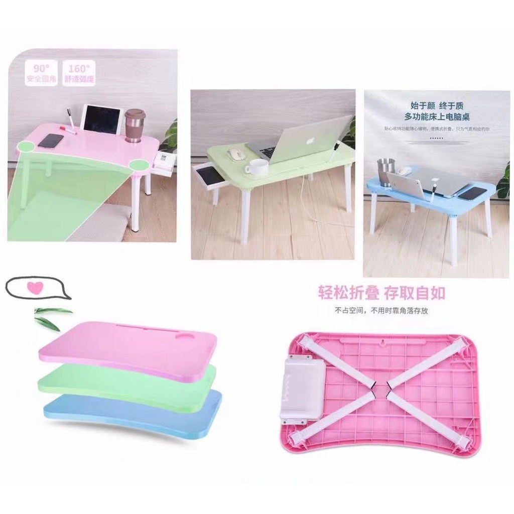 NEW HOT Foldable Laptop Computer Desk Foldable Table Computer Table ...