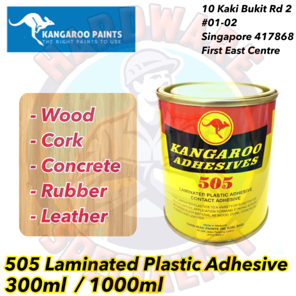 Kangaroo 505 Laminated Plastic Adhesive / Contact Glue | Shopee Singapore