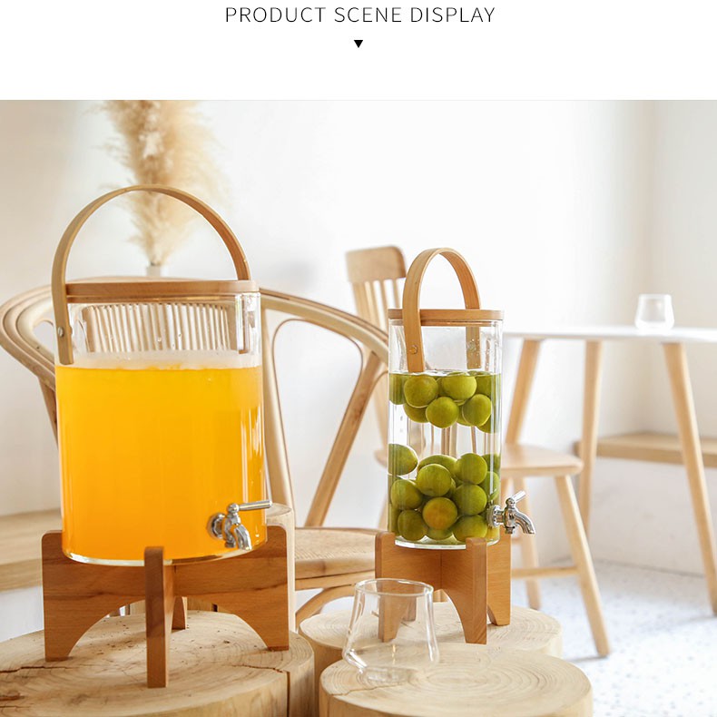 （Local SG）Juice bucket buffet beverage bucket breakfast shop milk juice ...