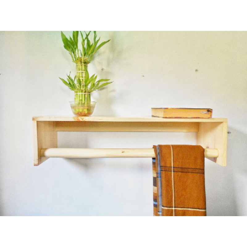 DUTCH TEAK WALL SHELF / SAJADAH HANGING SHELF / SARONG HANGING SHELF ...